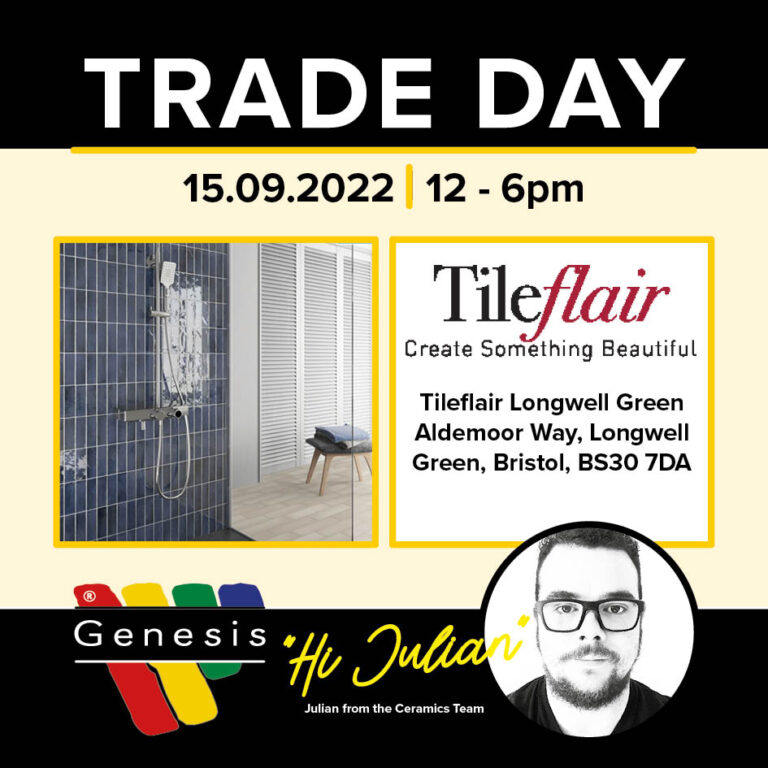 Trade Day with Tileflair! - Genesis | For the Perfect Finish