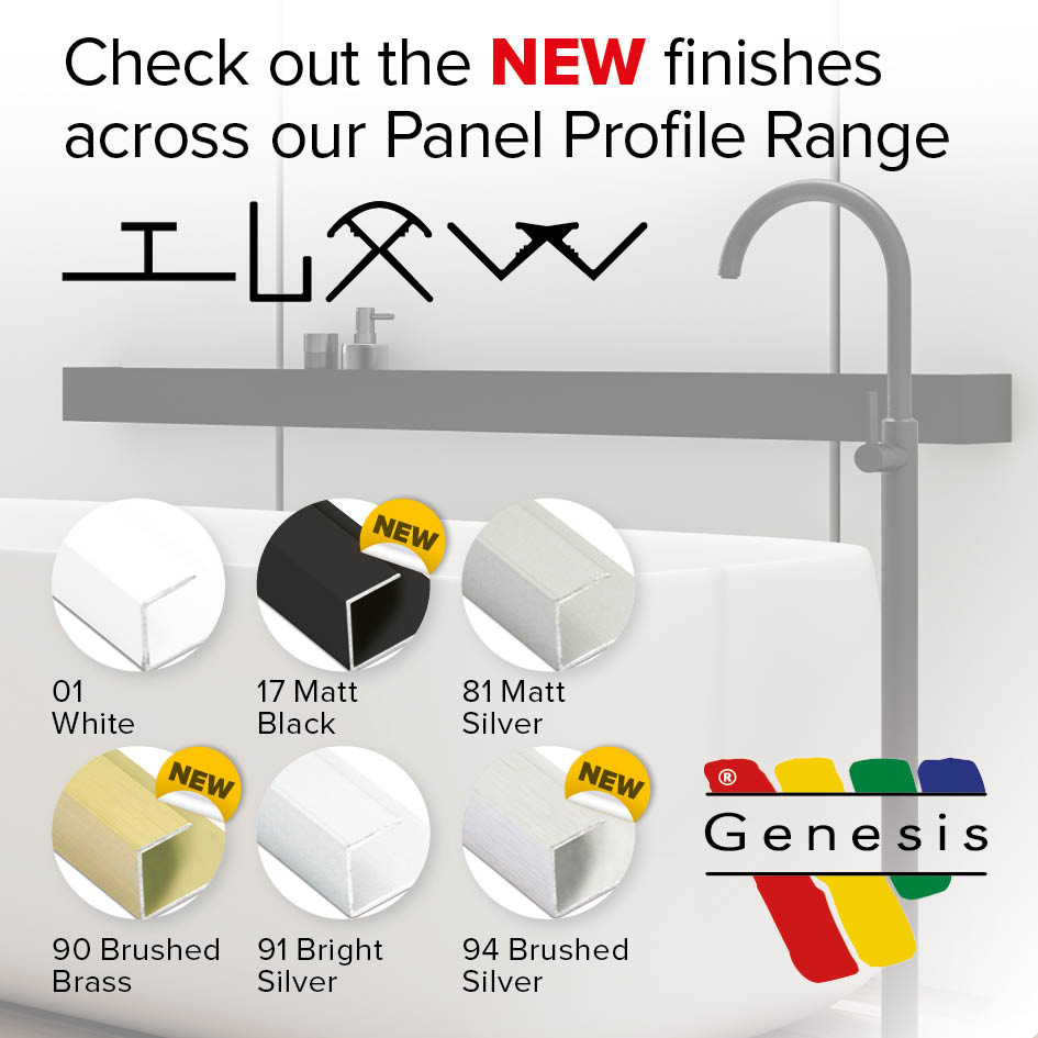 New panel profile finishes! - Genesis | For the Perfect Finish
