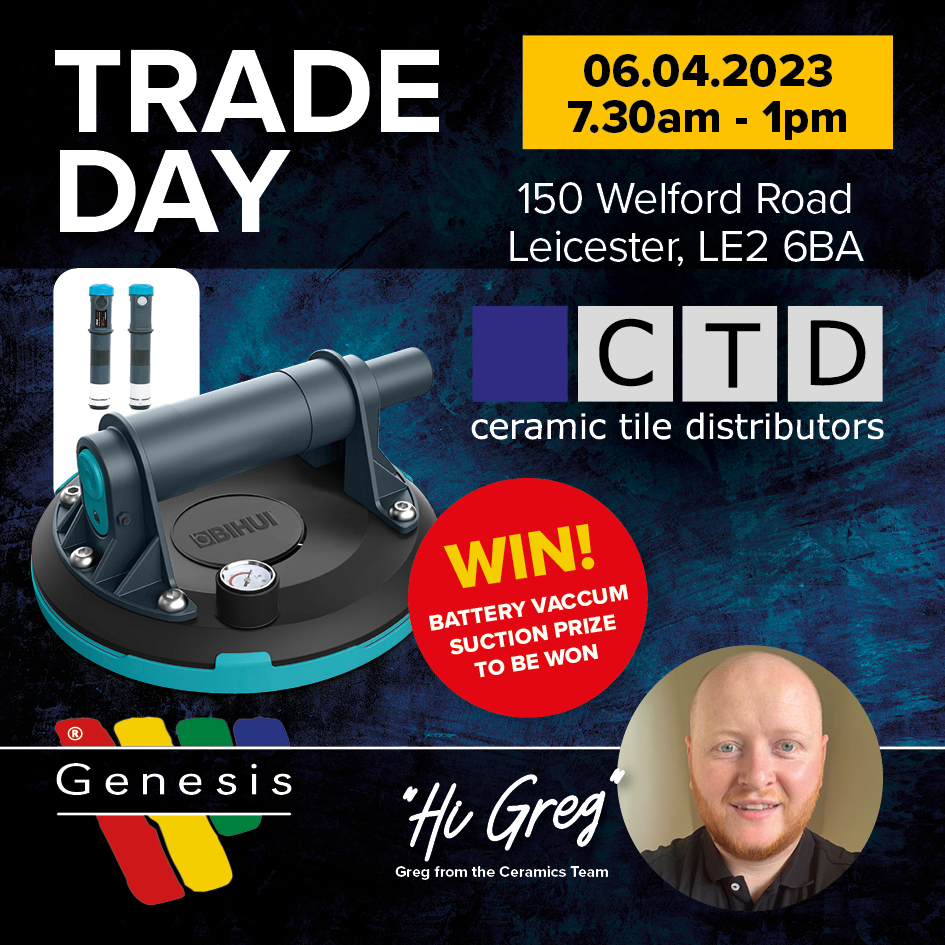 TRADE DAY with CTD Trade in Leicester on the 6th next week! - Genesis ...