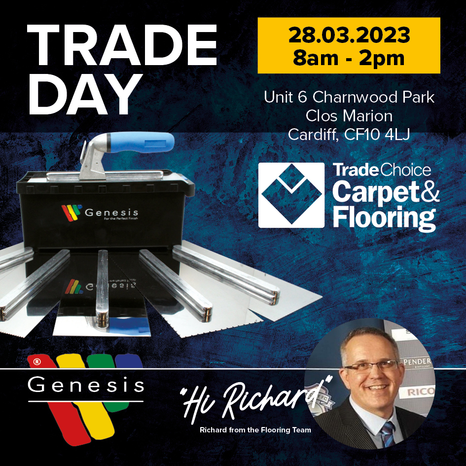 Trade Day with Trade Choice Carpet & Flooring - Genesis | The Perfect ...